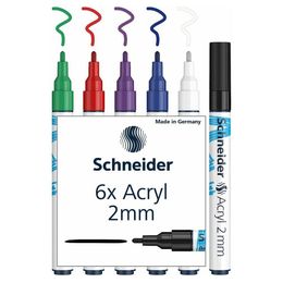 Schneider Marker 6 Paint-It 310 V1 Acrylstifte farbsortiert 2