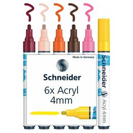 Schneider Marker 6 Paint-It 320 V3 Acrylstifte farbsortiert 4