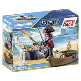 Playmobil® Konstruktions-Spielset Starter Pack Pirat mit Ruderboot