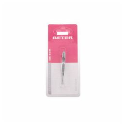 better Beter Pinzette Chrome Plated Straight Tip Tweezers