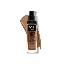 Nyx Professional Make Up Foundation Can't Stop Won't Stop Full Coverage Foundation Mahogany 30ml