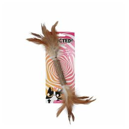 Addicted Tierkuscheltier Stick with caterpillar and feathers