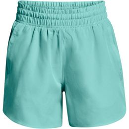 Under Armour® Trainingsshorts FLEX WOVEN SHORT 5IN RADIAL TURQUOISE