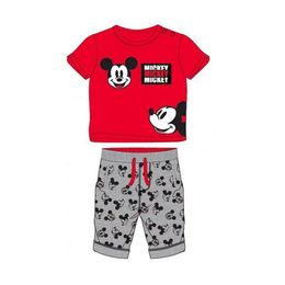 EplusM Shirt & Hose Baby Set Kurzarm- Shirt rot mit grauer Hose