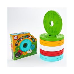 FitKidz Hantelscheiben Kinder Hantelscheiben Bumper Plates Spielzeug Geschenkidee