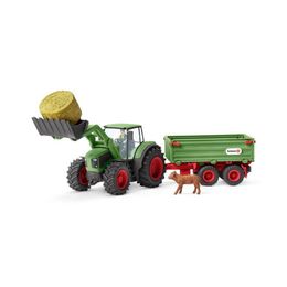 Schleich® Spielhaus Traktor mit Anhänger