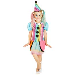 buttinette Clown-Kostüm "Rainbow" für Kinder