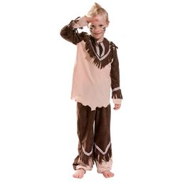 buttinette Indianer-Kostüm für Kinder, hellbraun/beige