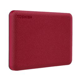 Toshiba Canvio Advance Festplatte, 1 TB HDD, 2,5 Zoll, extern, Rot