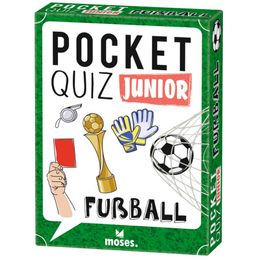 moses. Kartenspiel POCKET QUIZ JUNIOR - FUSSBALL