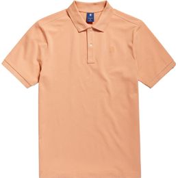 G-Star Raw Poloshirt, Slim-Fit, Stickerei, für Herren, orange, XXL