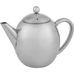 Leopold Vienna Teekanne "London", Teefilter, silber