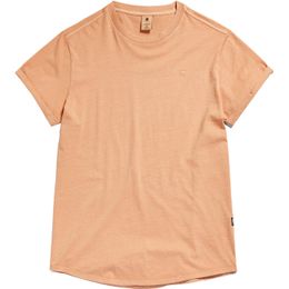 G-Star Raw T-Shirt, Rundhals, für Herren, orange, L