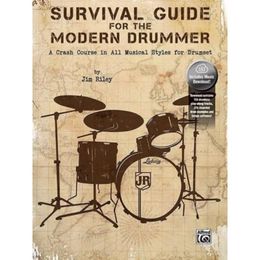 Alfred Music Publishing Survival Guide for the Modern Drummer, m. 1 Buch, m. 1 Beilage - Jim Riley, Geheftet