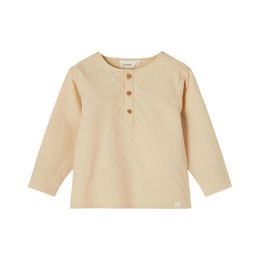 Lil' Atelier - Boxy-Shirt NMMDIDRIK gestreift in turtledove, Gr.92