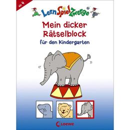 Loewe Mein dicker Rätselblock für den Kindergarten, Kartoniert (TB)