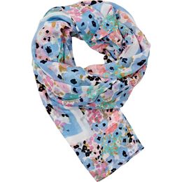 Esprit Schaltuch, floral, für Damen, blau, OneSize