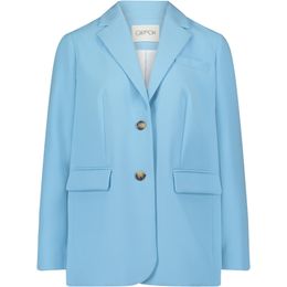 Cartoon Blazer, Reverskragen, für Damen, blau, 36