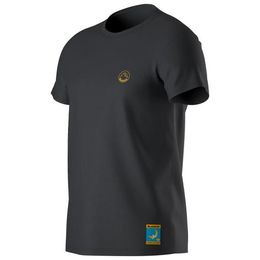 La Sportiva - Climbing On The Moon - T-Shirt Gr L grau/schwarz