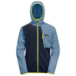 Jack Wolfskin - Kid's Actamic Grid Midlayer - Fleecejacke Gr 176 blau