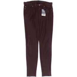 7 For All Mankind Damen Stoffhose, braun, Gr. 28