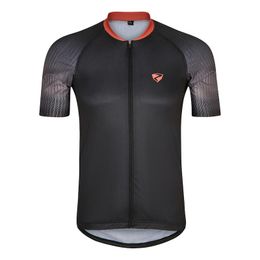 Ziener Radtrikot »NELOS« schwarz 56 56 funktionelles Herren Fahrradtrikot (Slim Fit)