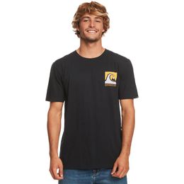 Quiksilver T-Shirt »Quik Block« schwarz XS XS Stoff: Baumwoll-Jersey-Stoff [160 g/m2]
