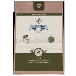 Lakefields Trockenfleisch-Menü Wild, 2,5 kg - Wildfleisch,Pastinaken,Karotten,Heidelbeeren