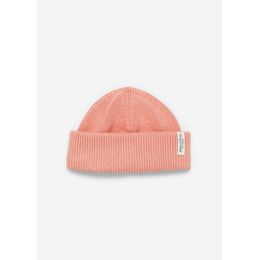 Marc O'Polo Marc O'Polo Beanie aus reiner Bio-Baumwolle, rosa|rot