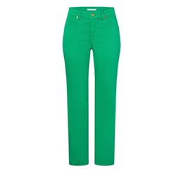 MAC Stretch-Jeans Melanie Gerade geschnitten, grün