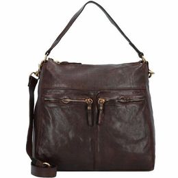 Campomaggi Schultertasche Leder 33 cm moro