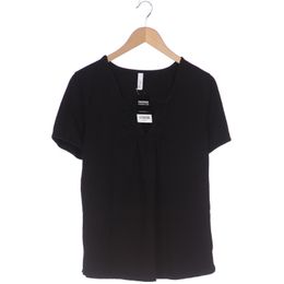 sheego Damen T-Shirt, schwarz