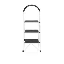 hjh OFFICE Klappleiter SOLID W2 Stahl