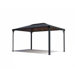 Palram Canopia Martinique Aluminium-Pavillon 3X4,3 m Grau