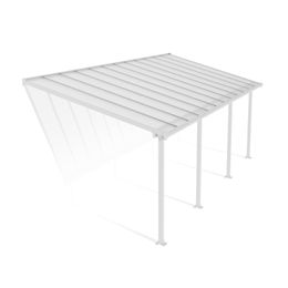 Palram - Canopia Olympia 3x7.3 Terrassenüberdachung weiß 739x295x305cm