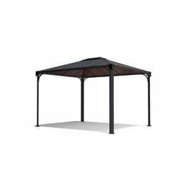 Palram Canopia Martinique Aluminium-Pavillon 3X3,6 m grau