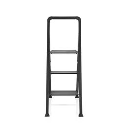 hjh OFFICE Klappleiter SOLID W6 Aluminium, Stahl