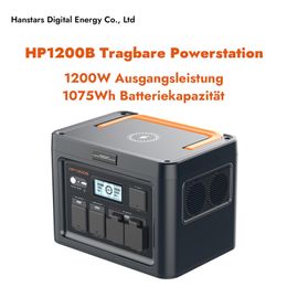 Hanstars Tragbare Powerstation: 1200W/1075.2Wh