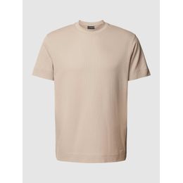 Emporio Armani T-Shirt mit feinem Strukturmuster