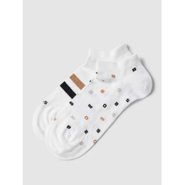BOSS Sneakersocken mit Label-Muster Modell 'Letters' im 2er-Pack
