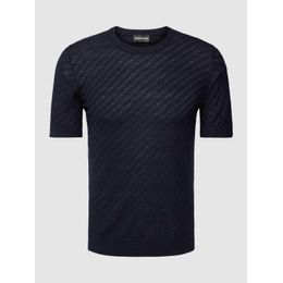 Emporio Armani T-Shirt mit Strukturmuster