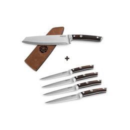 BURNHARD Steakmesser Küchenmesser (5 Stück)