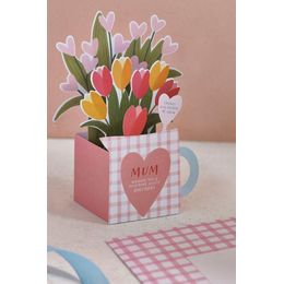 next Grußkarten Muttertagskarte mit Tulpen zum Ausklappen