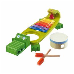 Haba Spielzeug-Musikinstrument Klang-Kroko