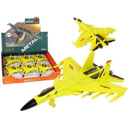 LEAN Toys Spielzeug-Flugzeug Kampfflugzeug Reibungsantrieb Spielzeug Flugzeugmodell Kampfjet Sounds