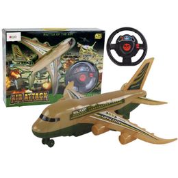 LEAN Toys Spielzeug-Flugzeug Flugzeug Ferngesteuert Militärflugzeug Fernbedienung Spielzeug Modell