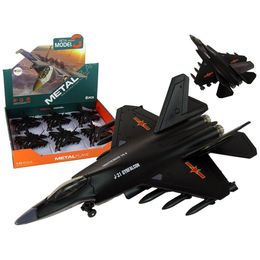 LEAN Toys Spielzeug-Flugzeug Kampfflugzeug Reibungsantrieb Spiel Flugzeugmodell Kampfjet Flugzeug