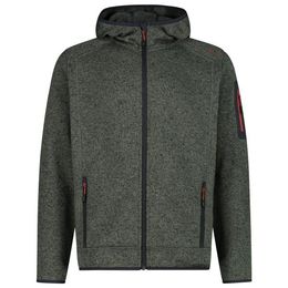 CMP - Jacket Fix Hood Jacquard Knitted 3H60847N - Fleecejacke Gr 46 grau