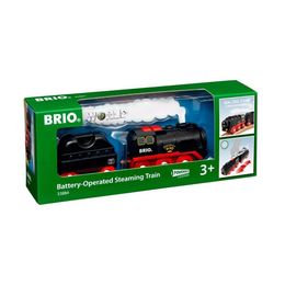 Brio® Spielzeugeisenbahn-Lokomotive World Eisenbahn Lok Batterie Dampflok mit Wassertank 3 Teile 33884