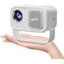 Eroshoo Mini Beamer Bluetooth WLAN Heimkino Video Portabler Projektor (1280 x 720P px